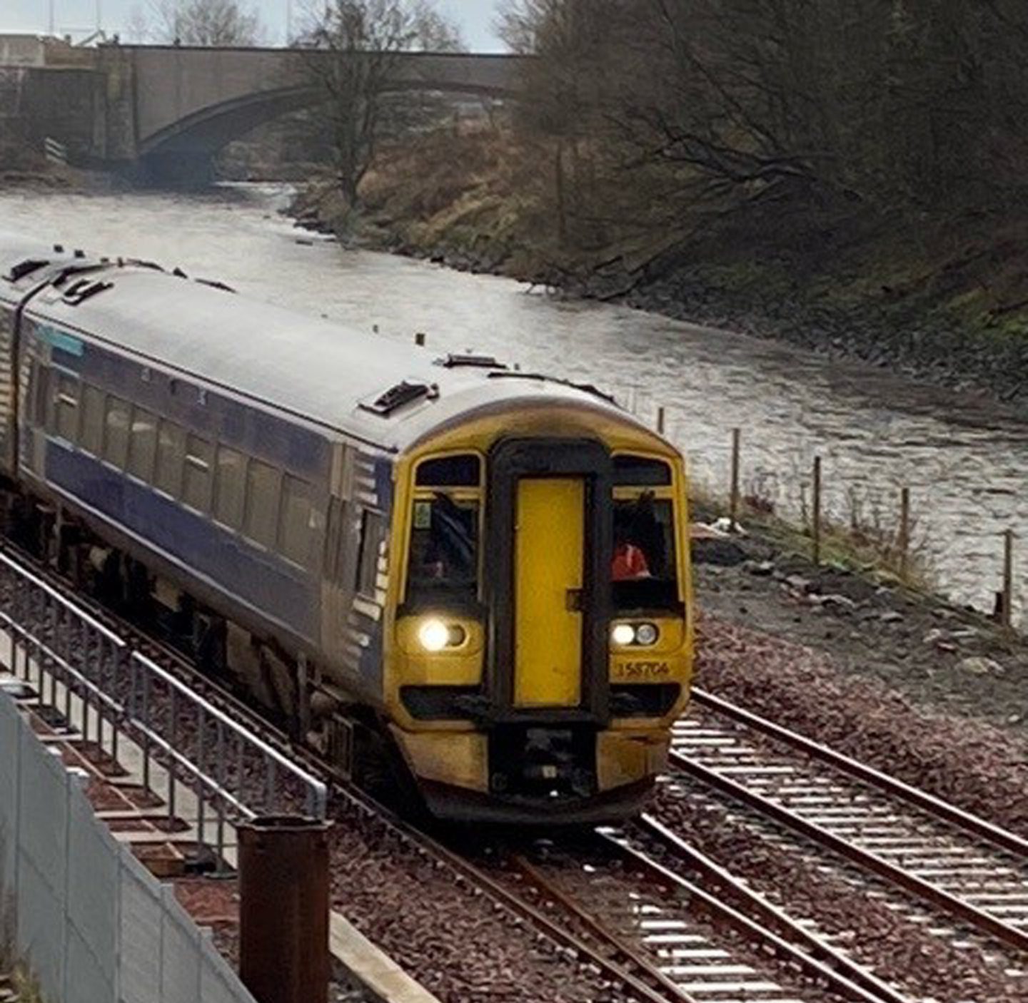 Passenger trains use Leven railway for first time in 57 years