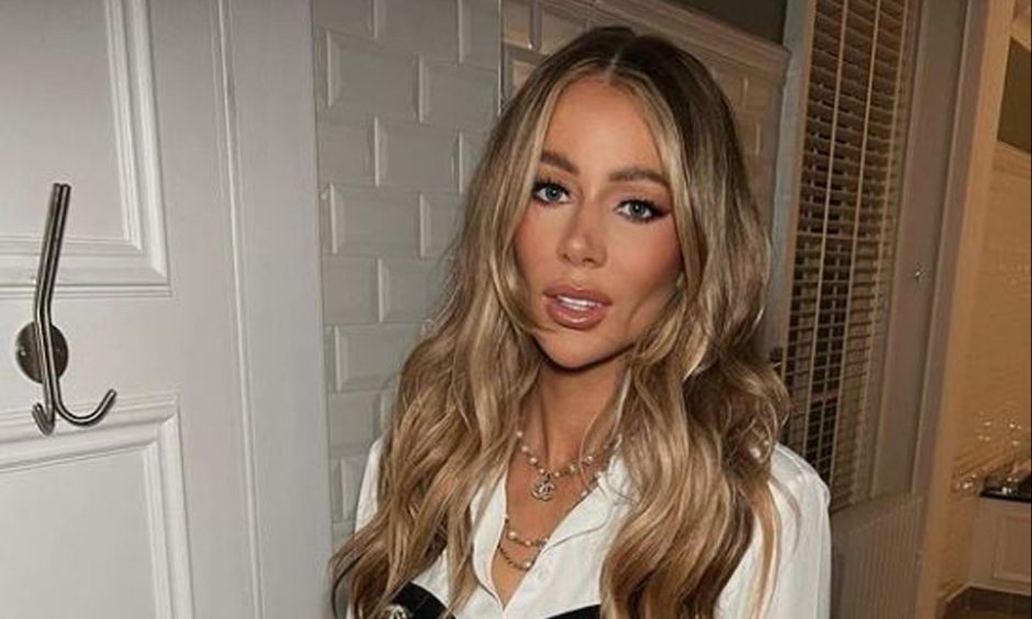 Reality star Olivia Attwood enjoys trip to Gleneagles