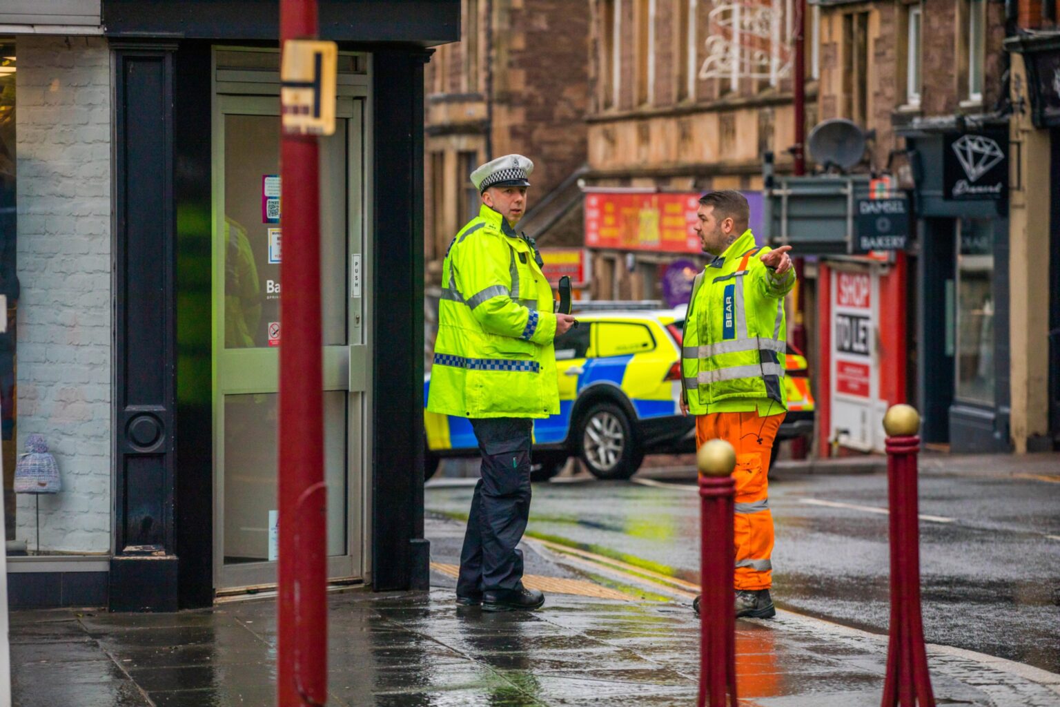Man charged after car crashes into Crieff scaffolding as A85 shut