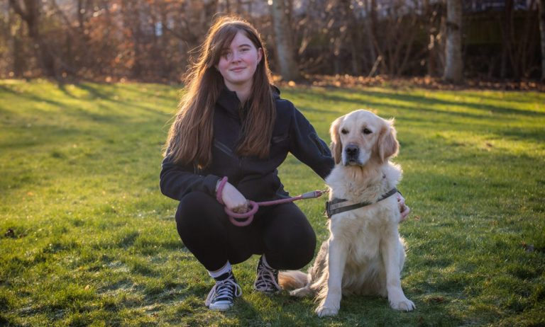 Therapy dog Bella 'transforms lives' at Bell Baxter High School