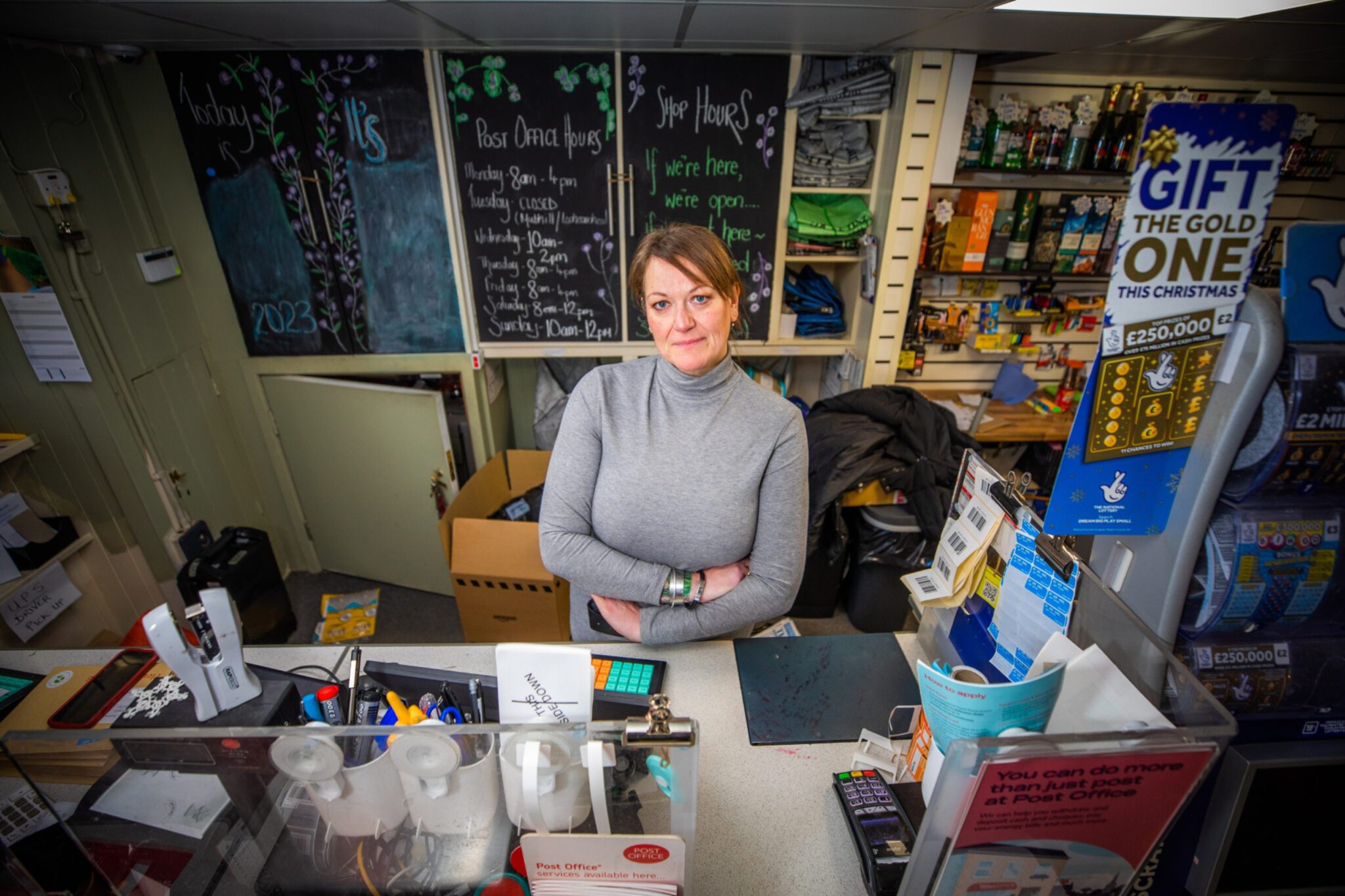 Crieff banking hub opens with popular Comrie postmistress at helm