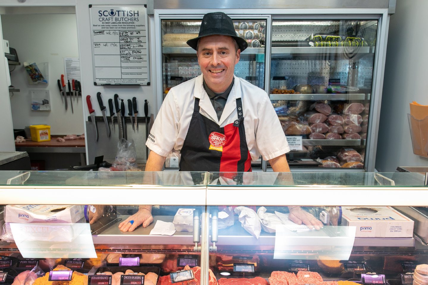 Butcher Tom Courts given Burntisland Community Award