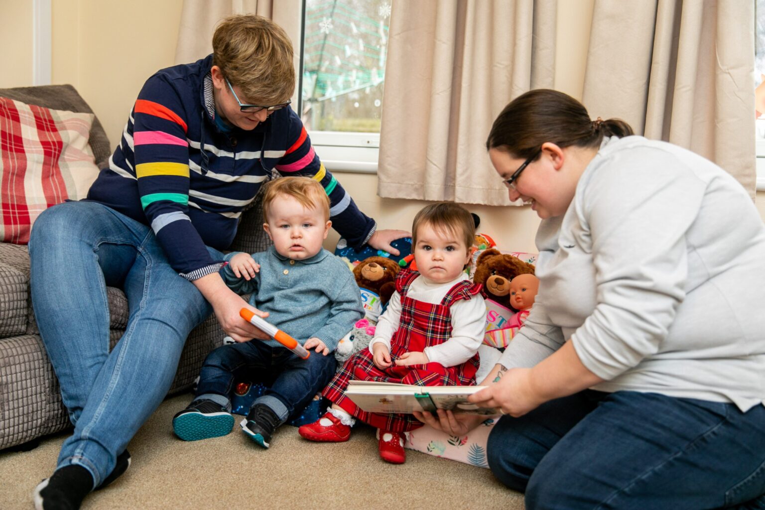 How twins Charlie and Lexi were born by donor to Leuchars mums