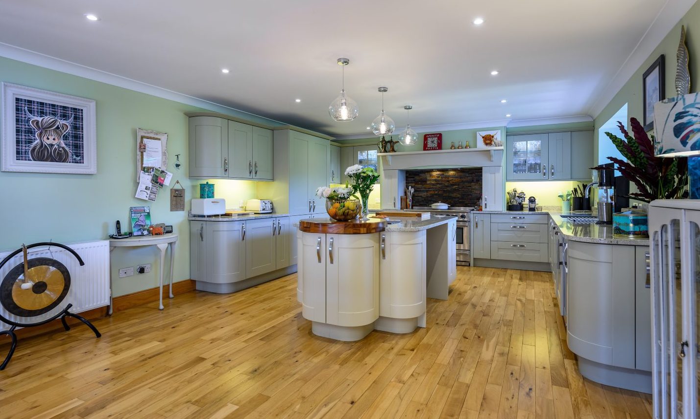 £675k Fife steading conversion has great views & stunning interior