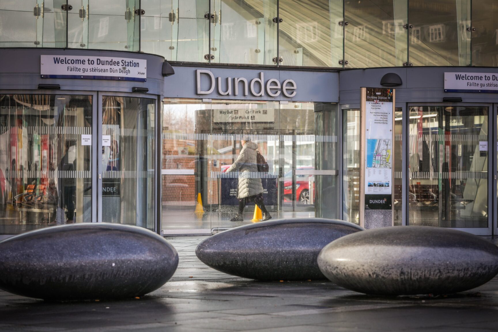 Second pensioner in platform fall at Dundee railway station