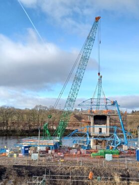 Destiny Bridge: Perth Cross Tay Link Road taking shape