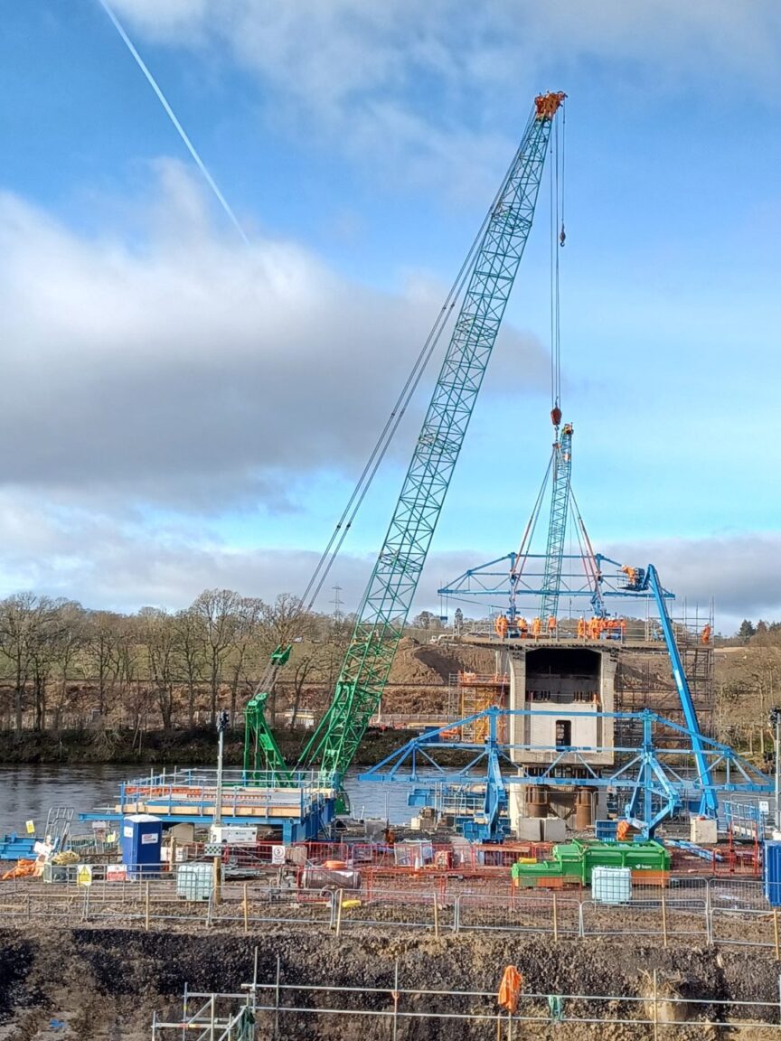 Destiny Bridge: Perth Cross Tay Link Road taking shape