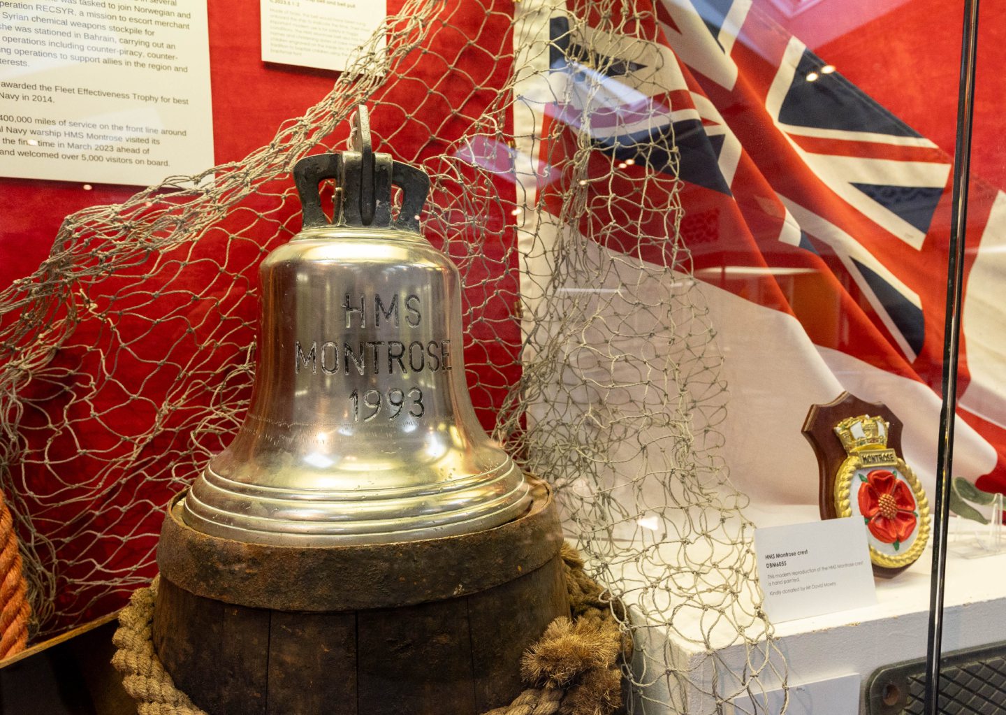 HMS Montrose bell comes home as frigate's RN career ends