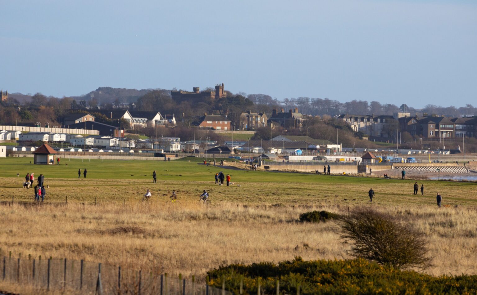 Pictures show Arbroath onlookers enjoying Red Arrows flyover