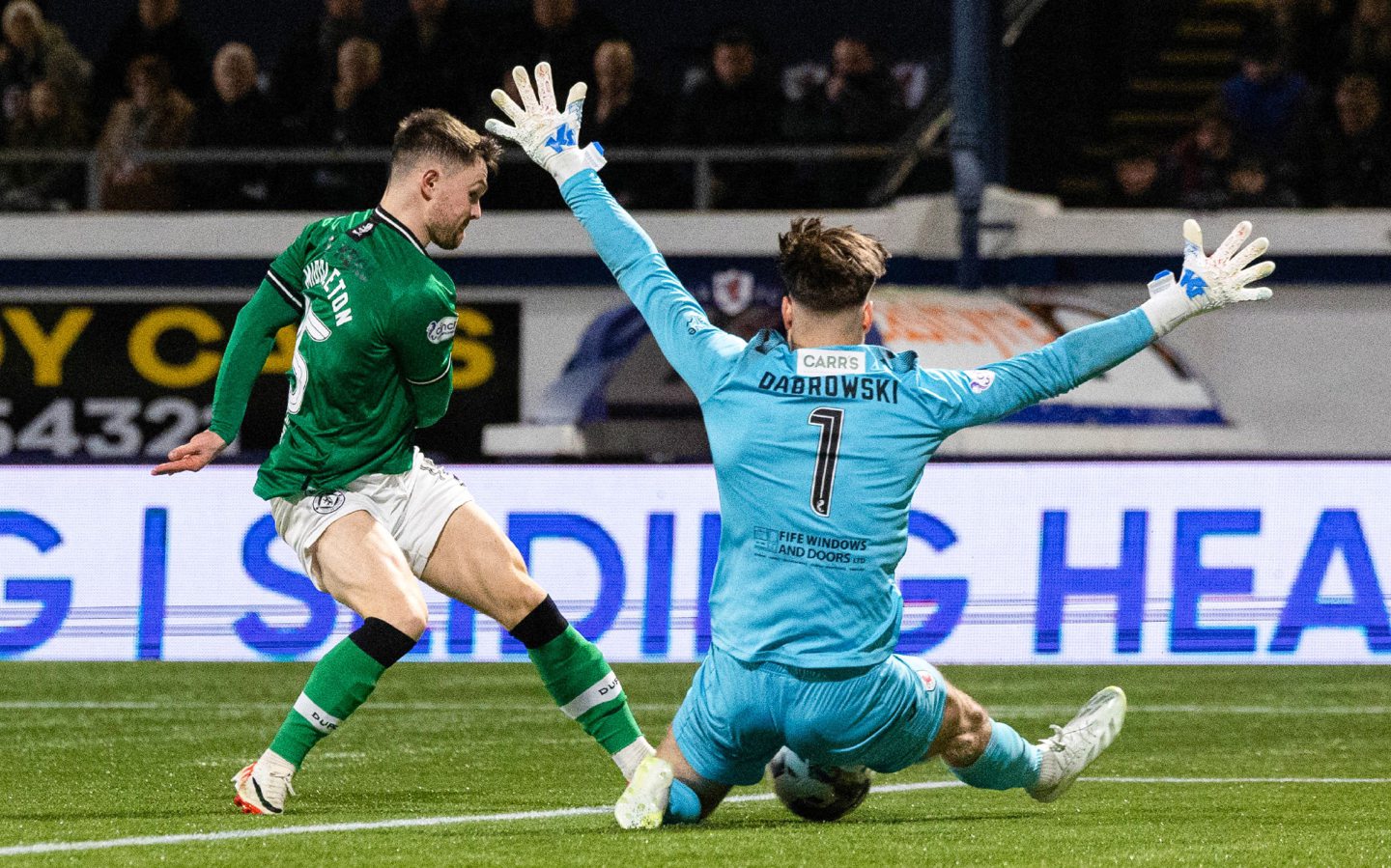 Kevin Dabrowski in Raith Rovers throwback with debut for new club