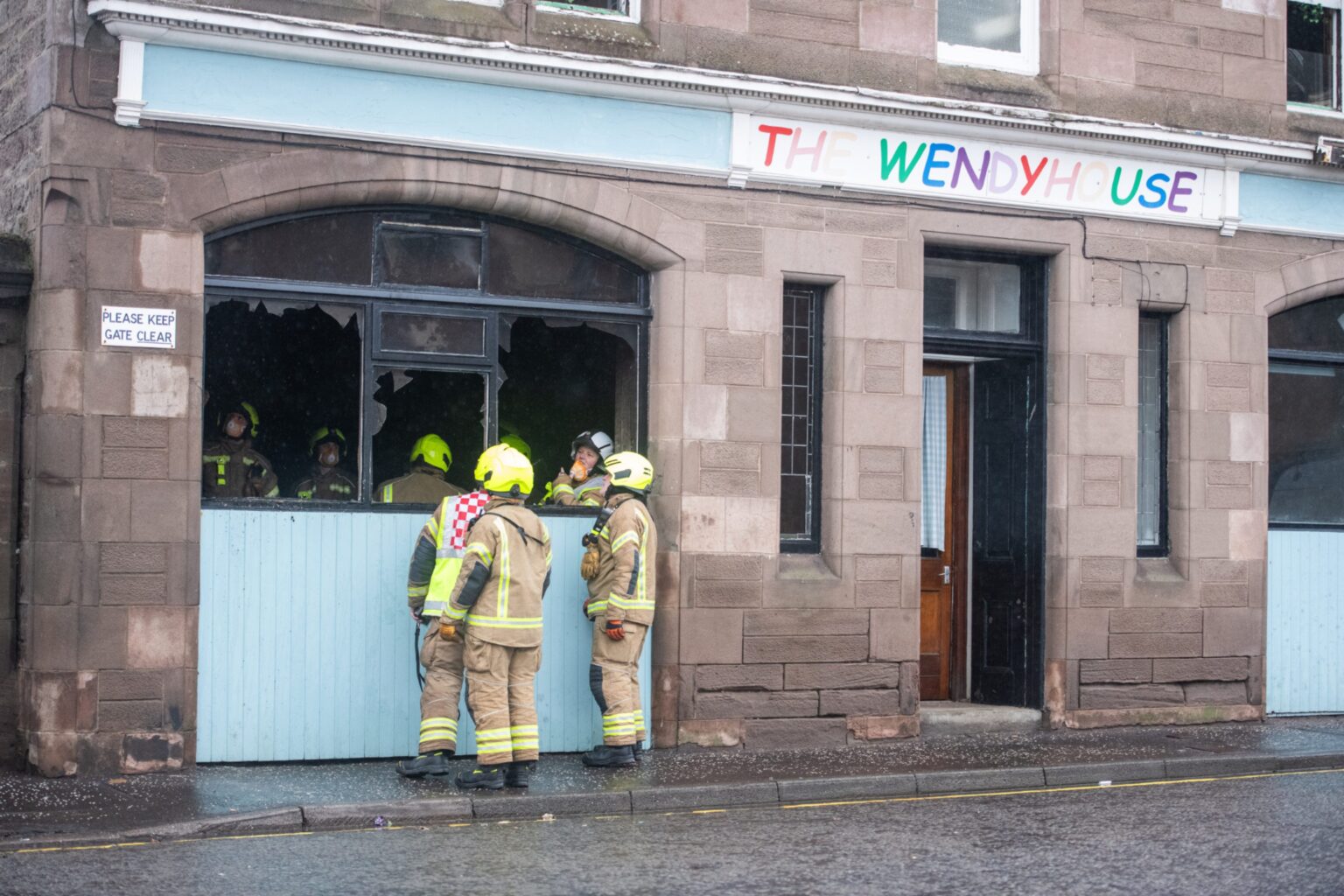 Fire crews tackle blaze at The Wendyhouse Nursery in Forfar
