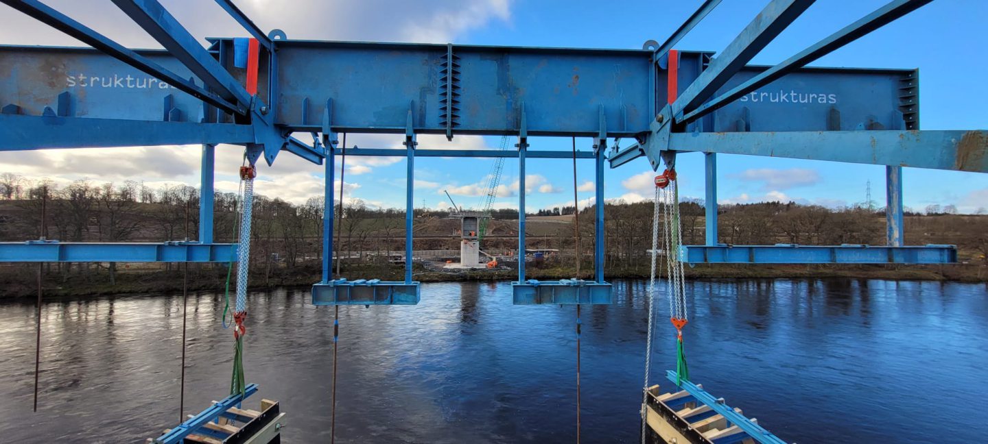 Destiny Bridge: Perth Cross Tay Link Road taking shape