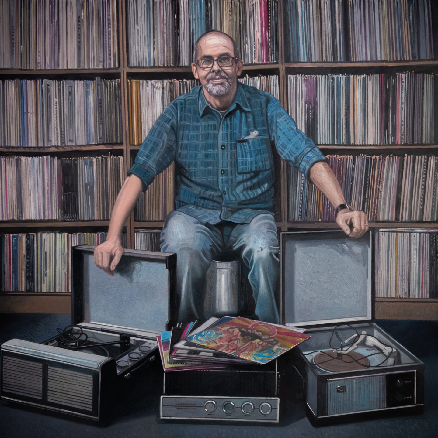 Breeks Brodie: Painting tribute to Dundee Groucho's legend