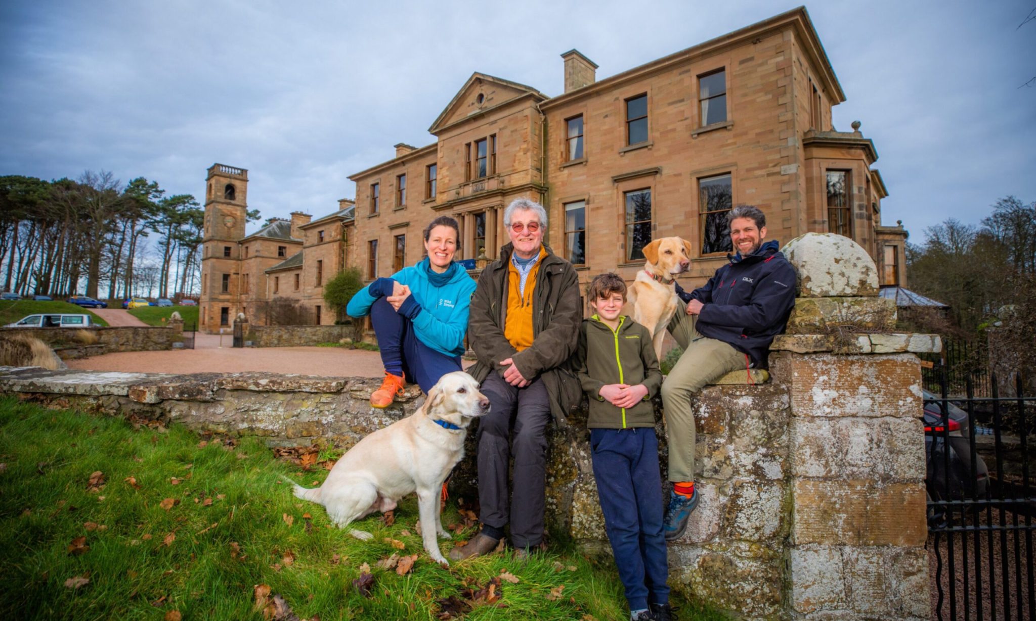 Cambo House is "preposterously big" but home to Erskine family