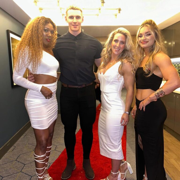 Dundee's Sheli McCoy joins Gladiators on Manchester night out