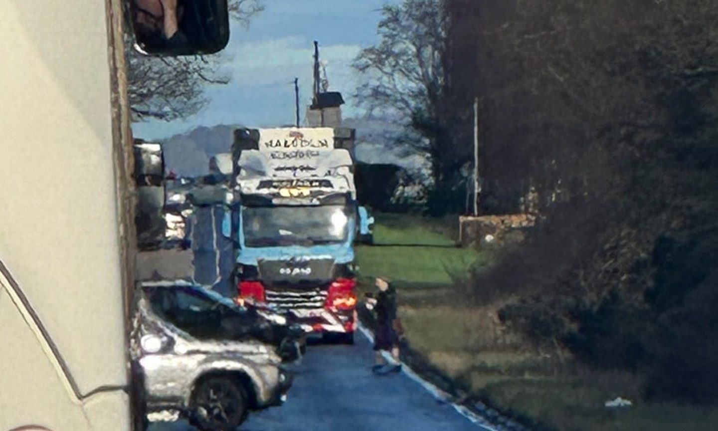 Two in hospital after Fife crash