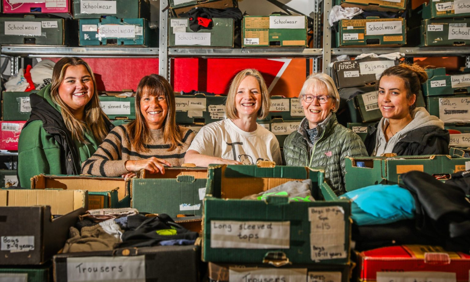 The Togs women giving Dundee's kids warm jackets and clothes