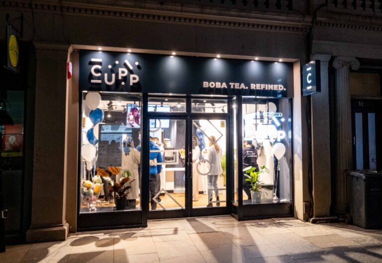 First look at Cupp bubble tea as it opens in Dundee