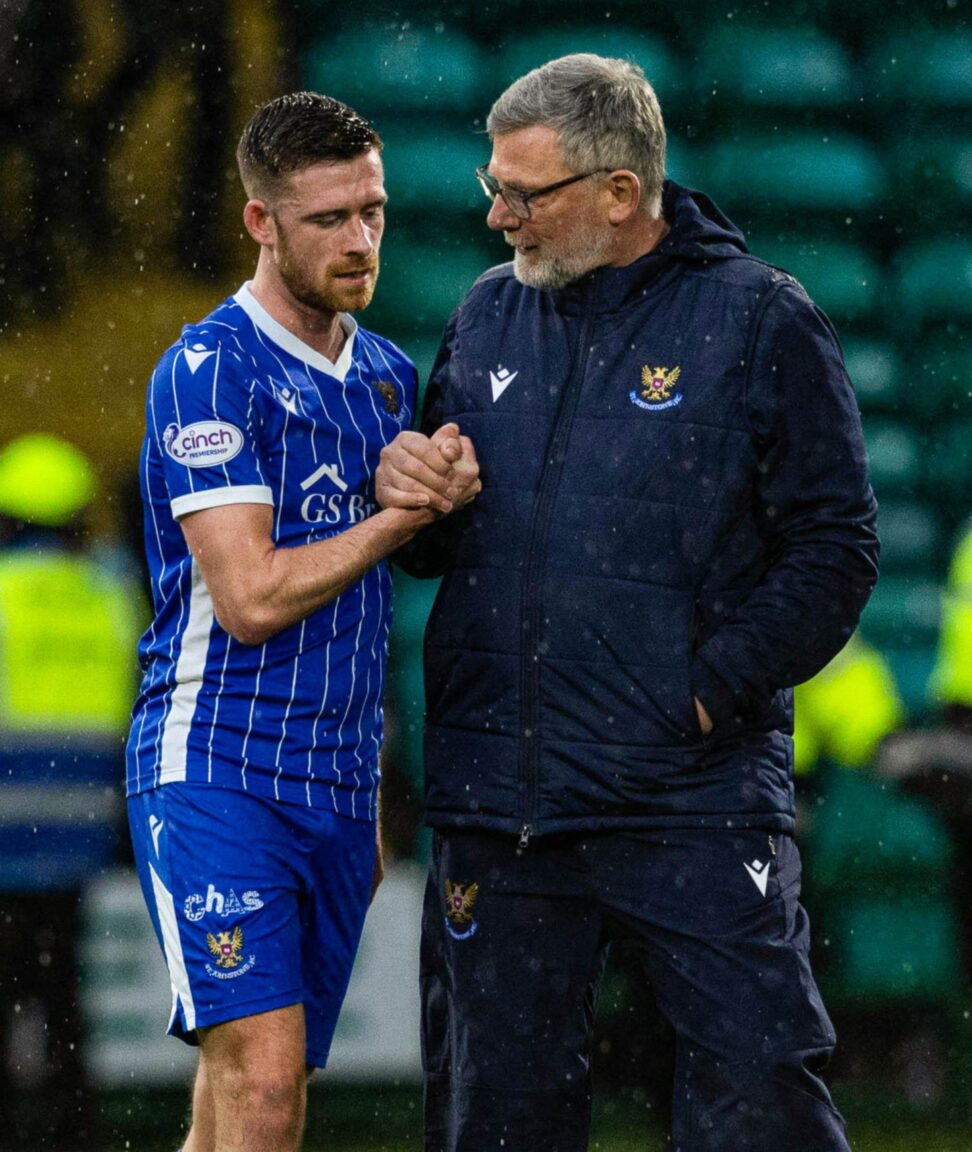 St Johnstone boss Craig Levein gives Sven Sprangler injury update