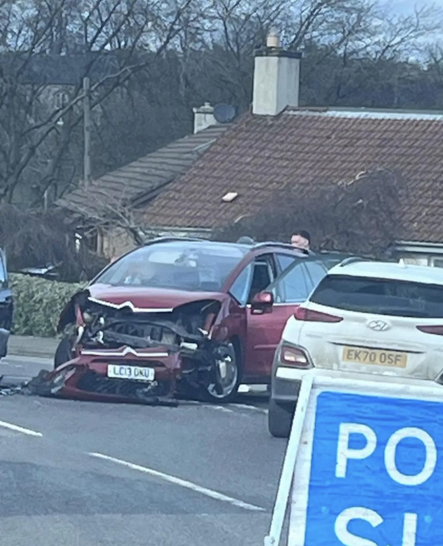 Woman injured in Cowdenbeath crash