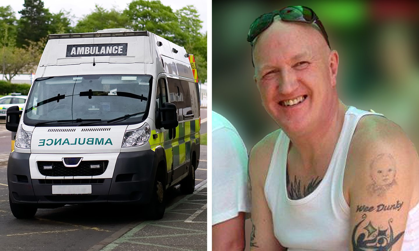 Stirling man died of heart attack after 85-minute wait for ambulance