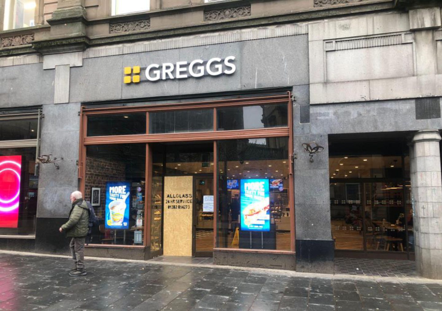 Greggs in Dundee among those shut due to problem with tills