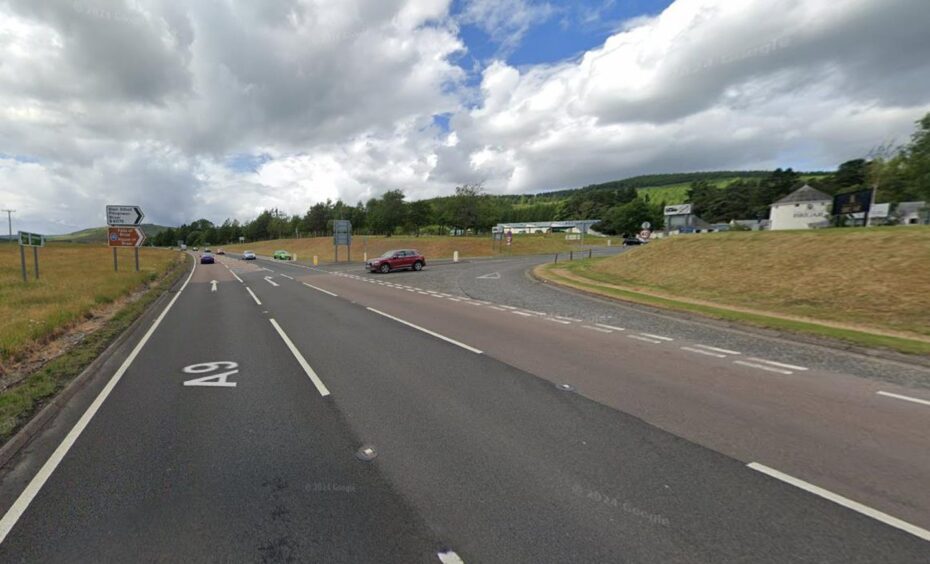 A9: Overnight convoy during roadworks at Calvine