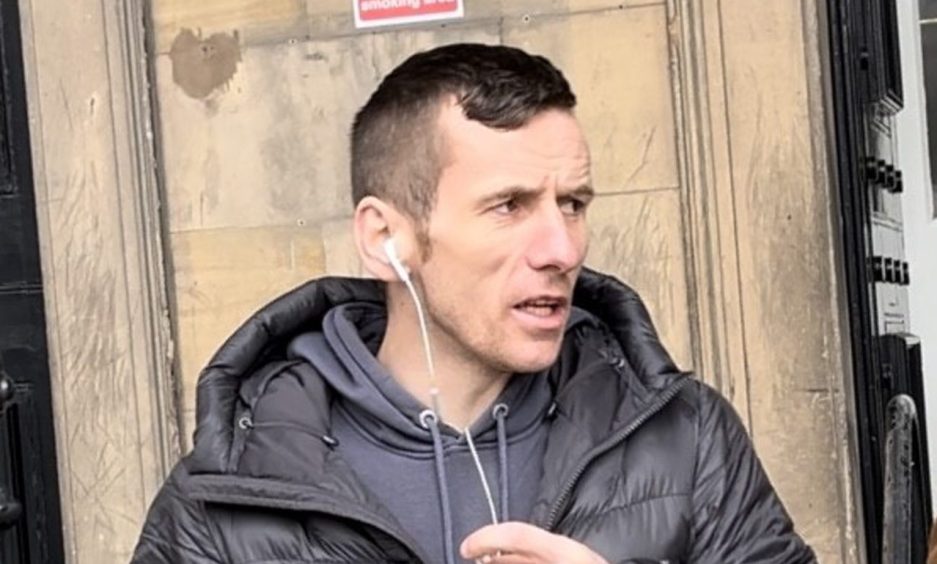 Thug attacked girlfriend and smashed up car at Inchture party