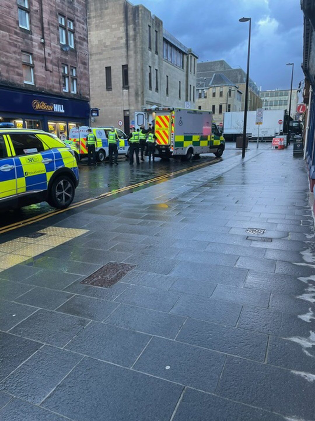 Police and paramedics descend on Perth city centre