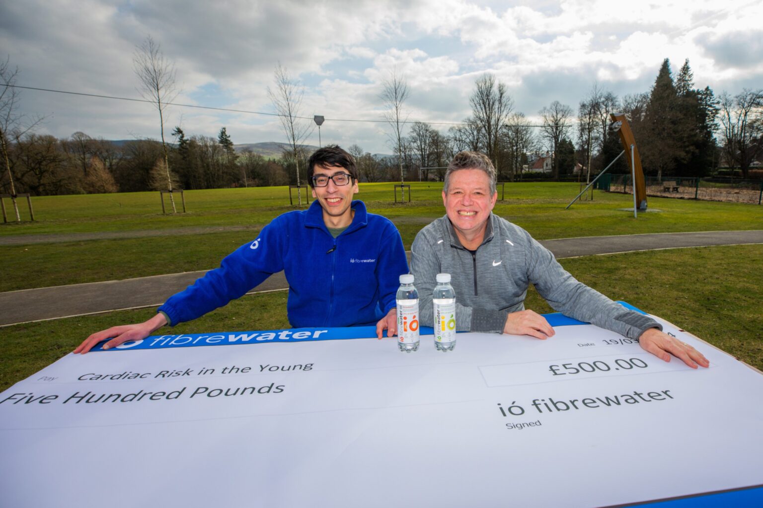 Windy Wilson in charity partnership with bottled water company