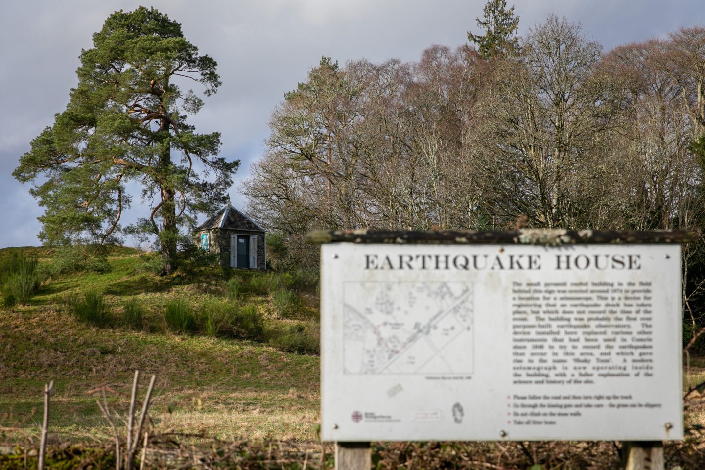 Comrie's 'earthquake house' marks 150 years of global tremors