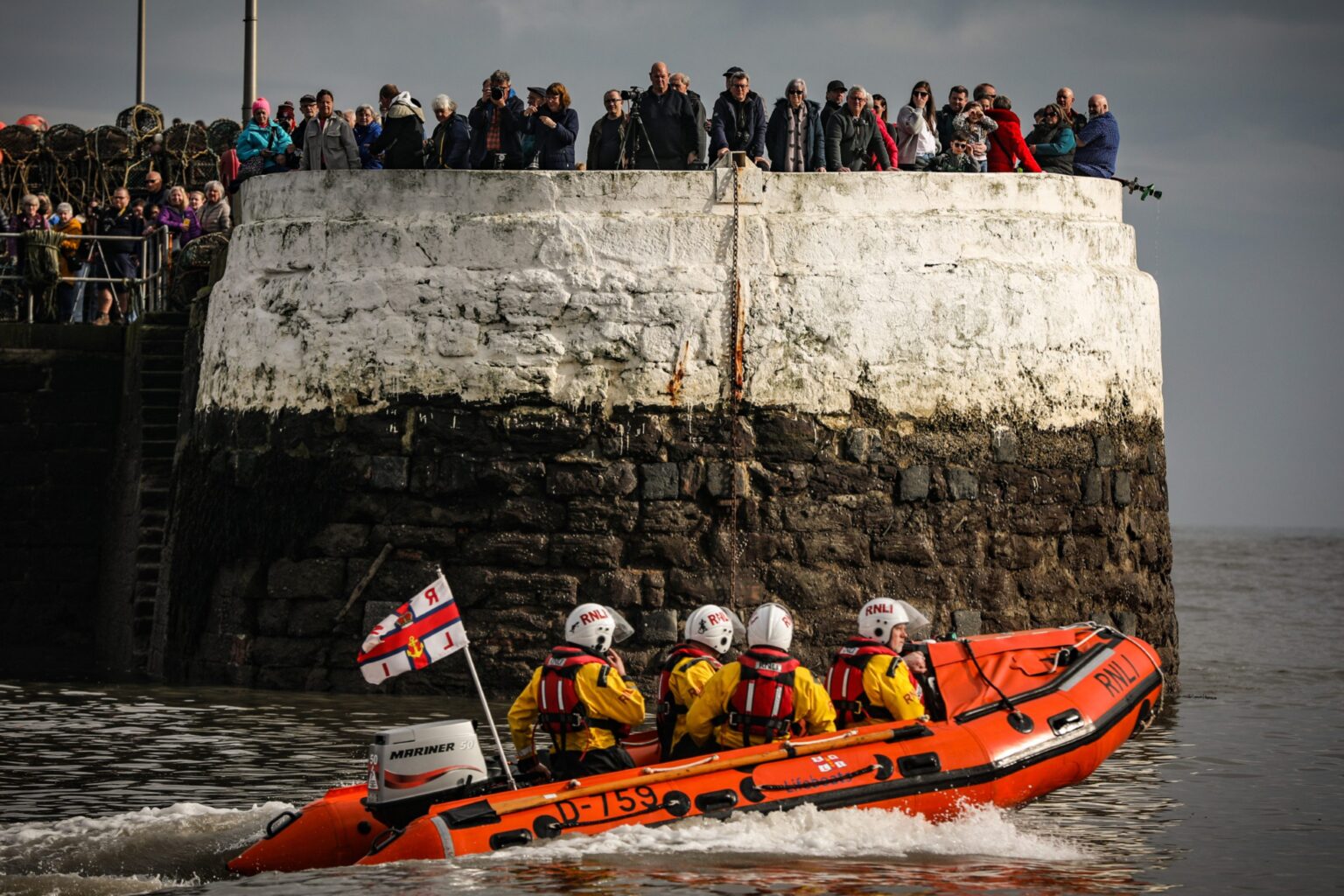 Tears and cheers as Arbroath lifeboat departs after 30 years of service