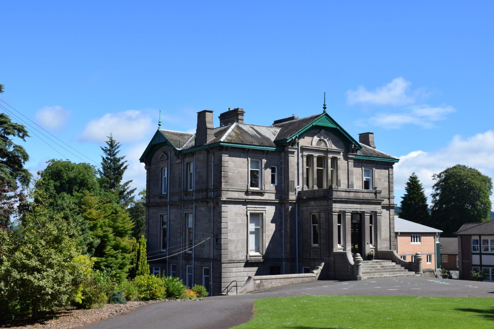 Orla Blues, 12, back at Perth's Craigclowan after brain tumour fight