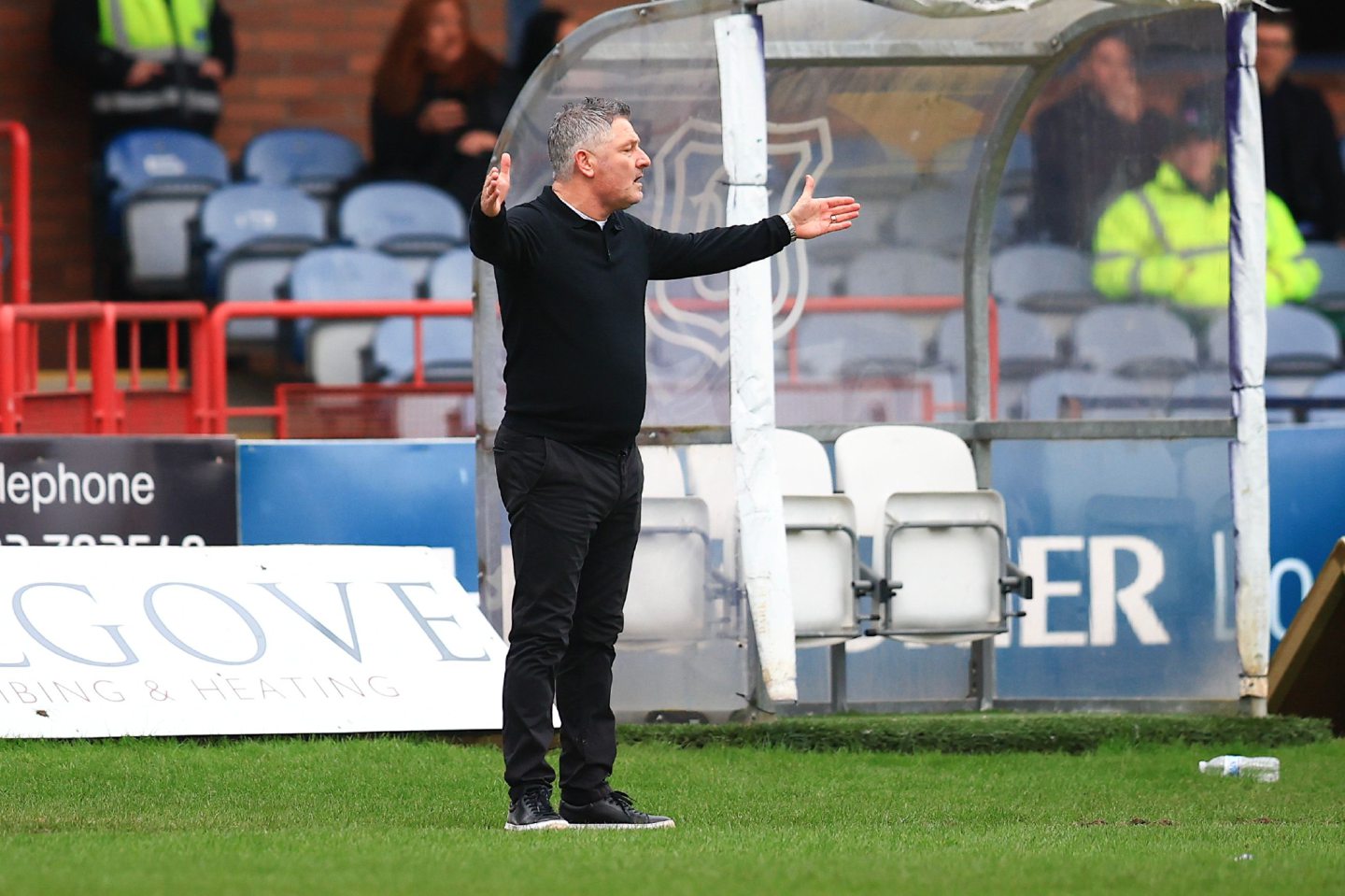 Dundee FC v Rangers: Tony Docherty on Dens Park pitch