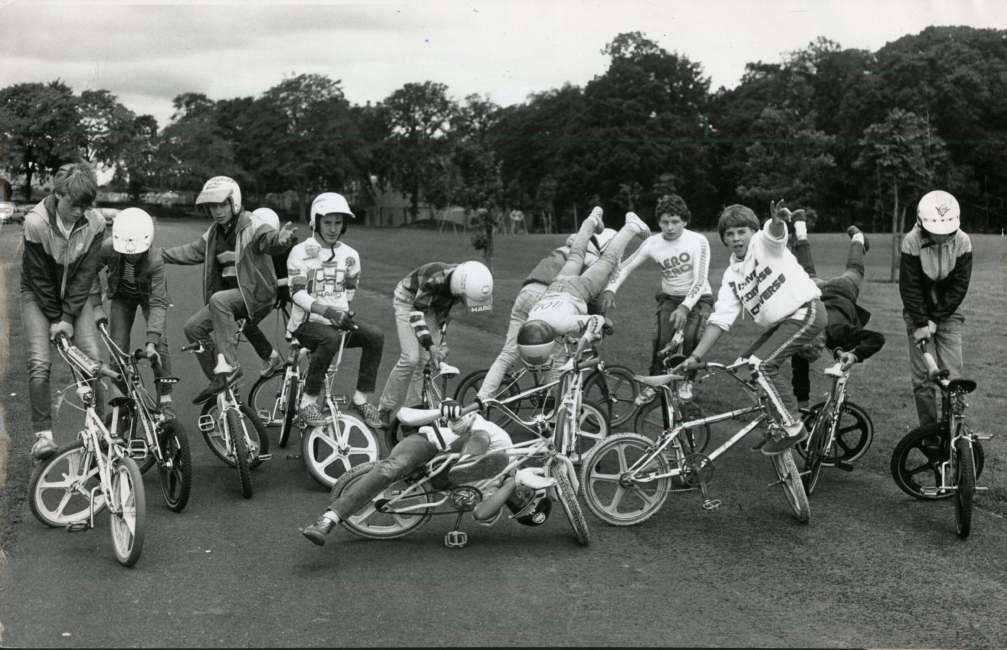 Jump back in time and take a spin round Dundee's first BMX track