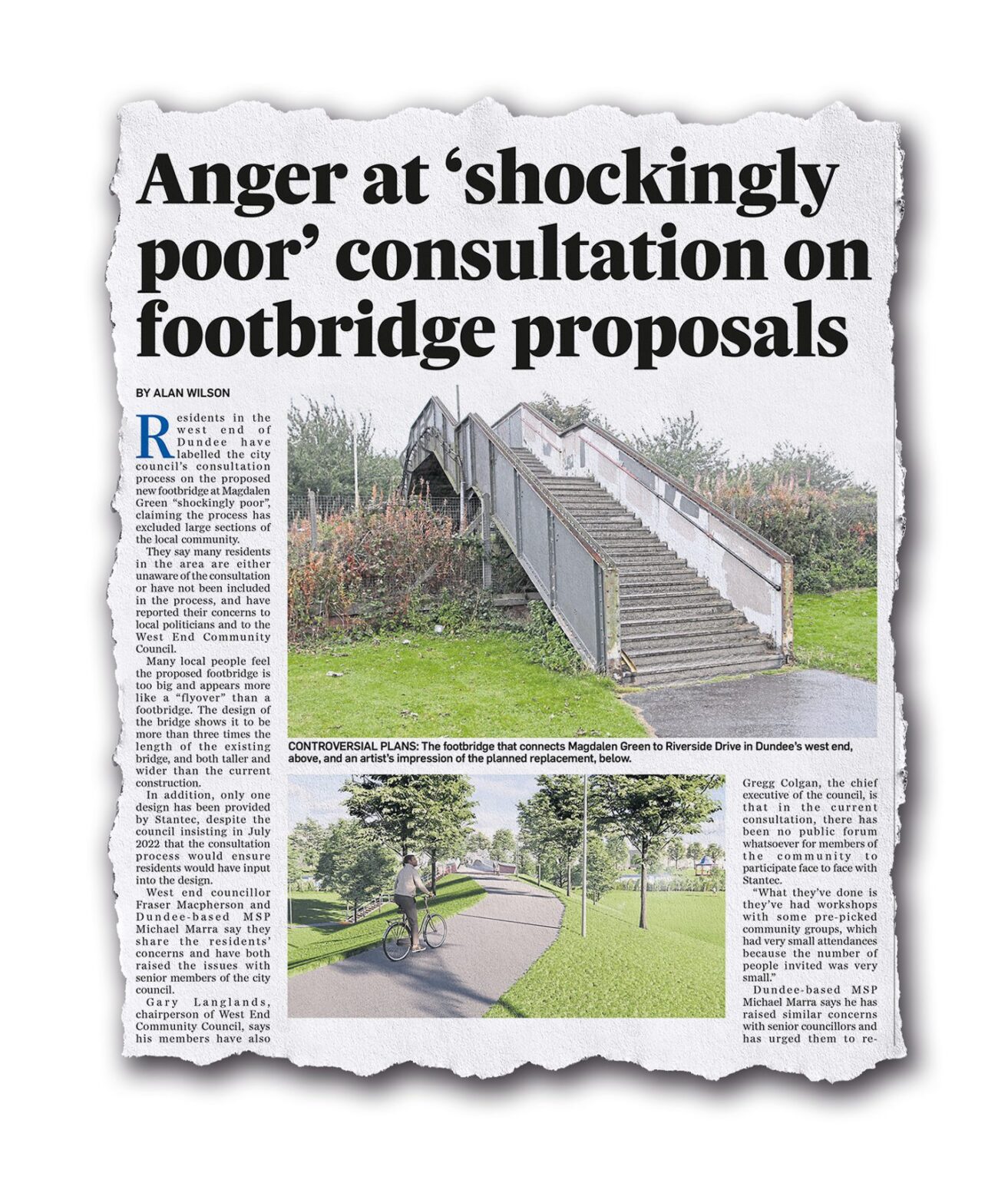 STEVE FINAN: Is Magdalen Green bridge survey shockingly poor?