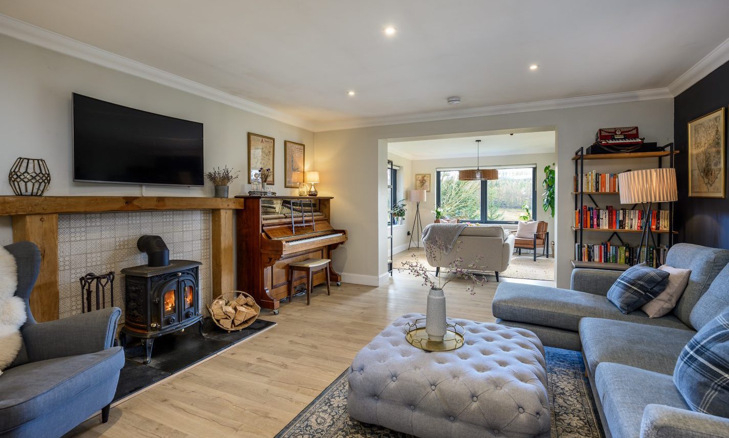 Cottage in Angus Glens has beautiful views and stunning interior