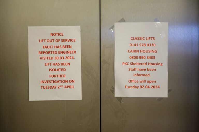 Dewar Court: Perth OAPs stranded as lift breaks down again