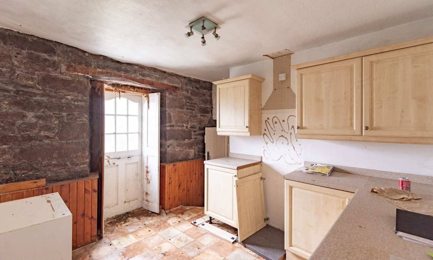 Beautiful Comrie cottage in need of renovation on sale for £125k
