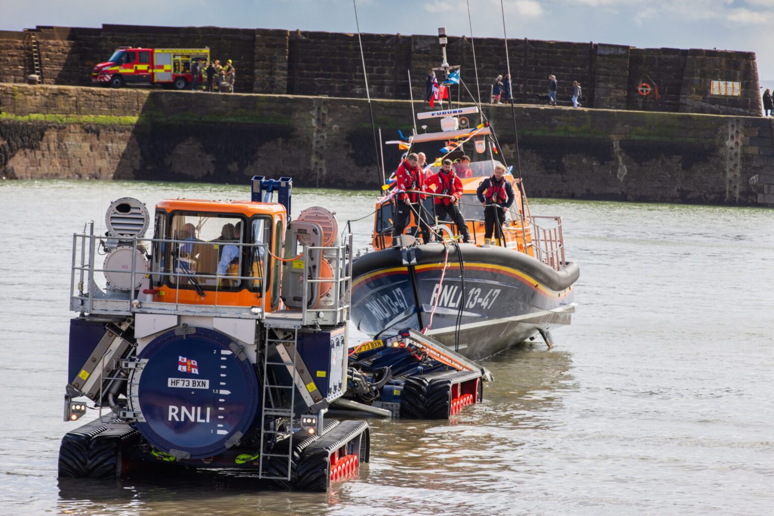 New £2.5m Anstruther lifeboat arrives home on historic day