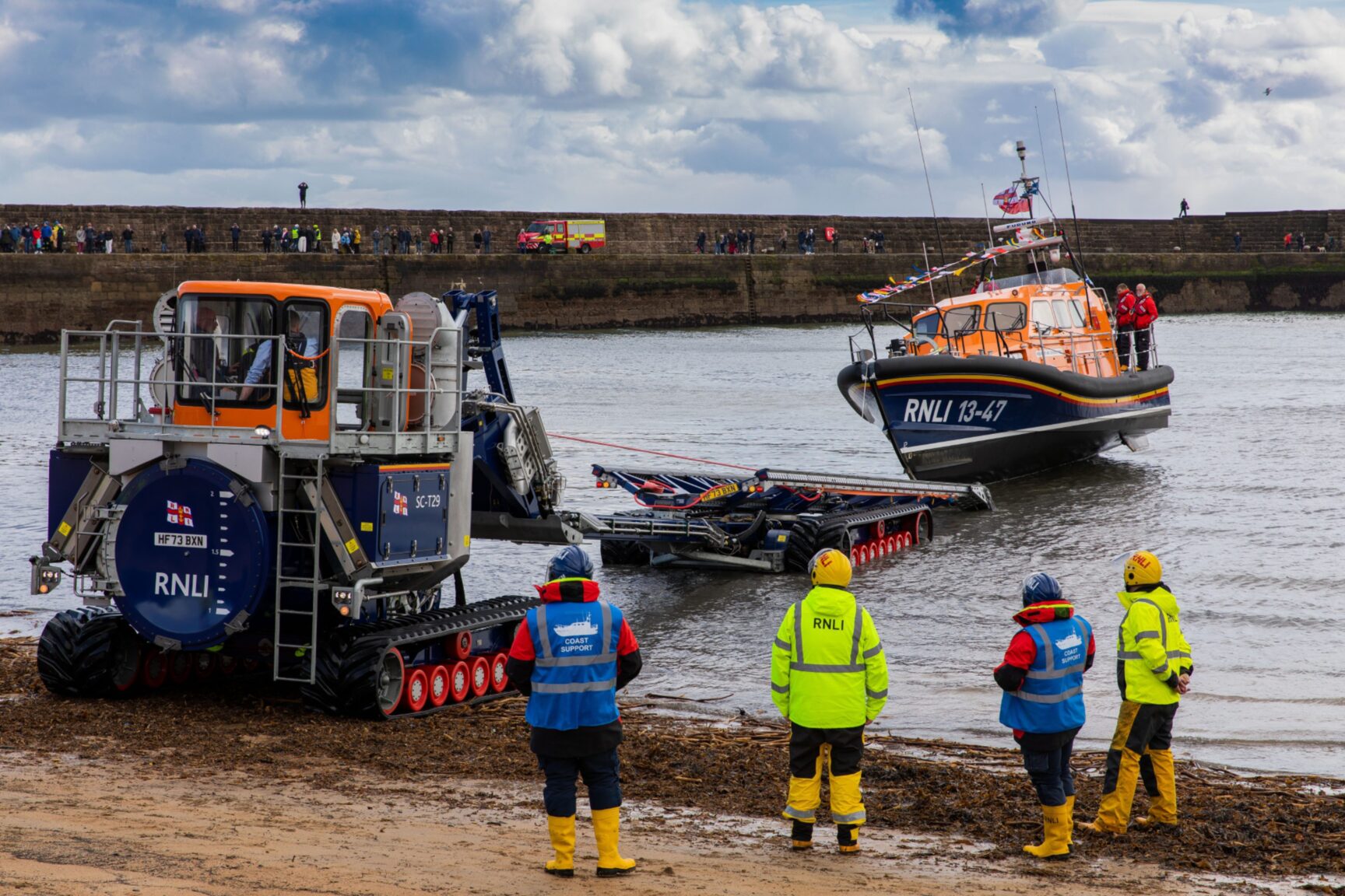 New £2.5m Anstruther lifeboat arrives home on historic day