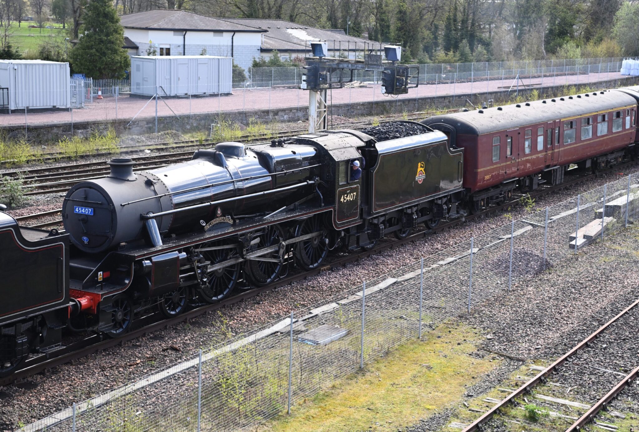 Details of Great Britain XVI's steam tour return via Tayside and Fife