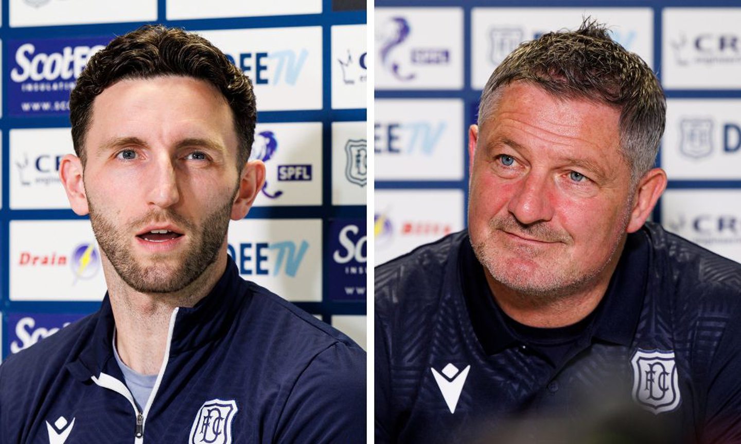 Dundee v Rangers: Tony Docherty and Ricki Lamie on call-offs