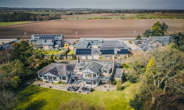 Rural Angus home has indoor pool, spa, and separate cottage