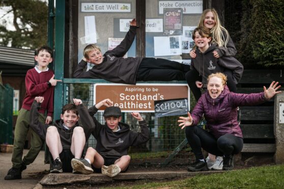 Is Northmuir Primary in Kirriemuir Scotland's healthiest school?