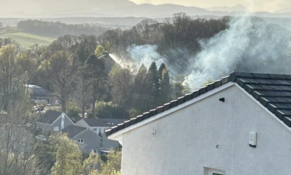 Police launch probe after abandoned property set on fire in Dunblane ...