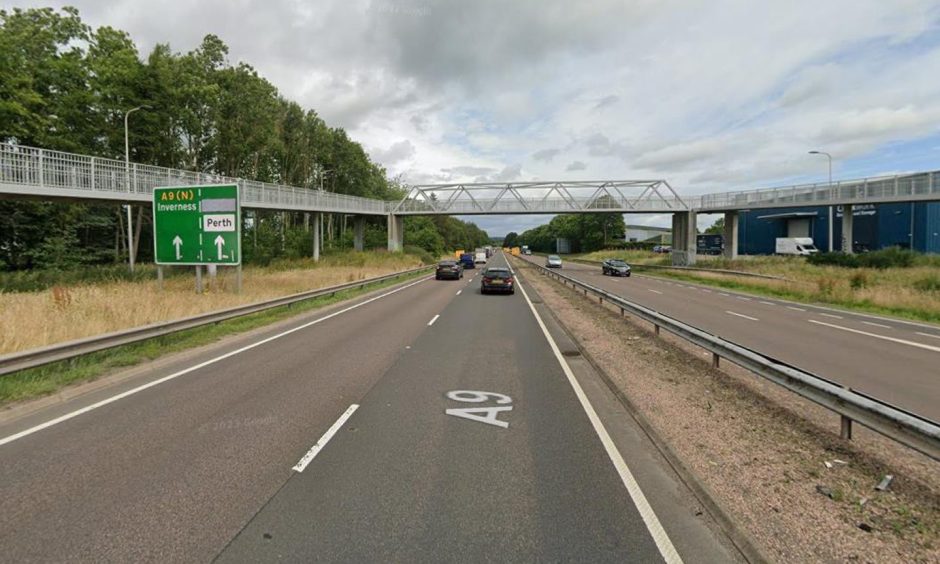 Pedestrian, 53, dies after crash involving lorries on A9 in Perth