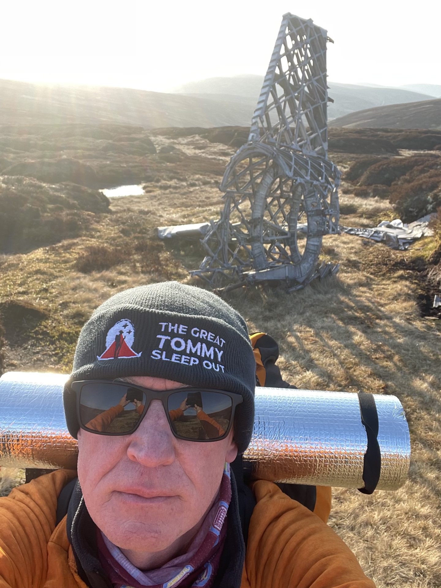 Angus RAF veteran's charity trek to glens site of WWII bomber