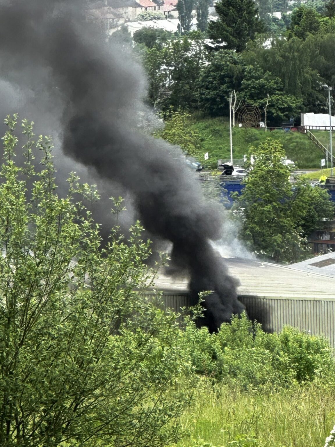 Fire crews tackle major blaze at Friarton Depot in Perth