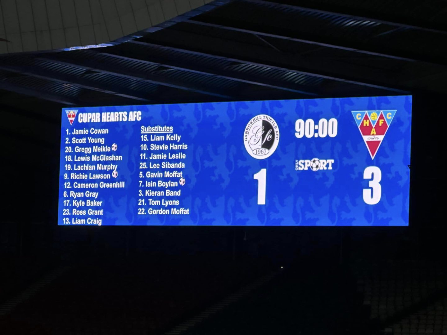 Cupar Hearts pyro celebrations follow historic Scottish Cup Final